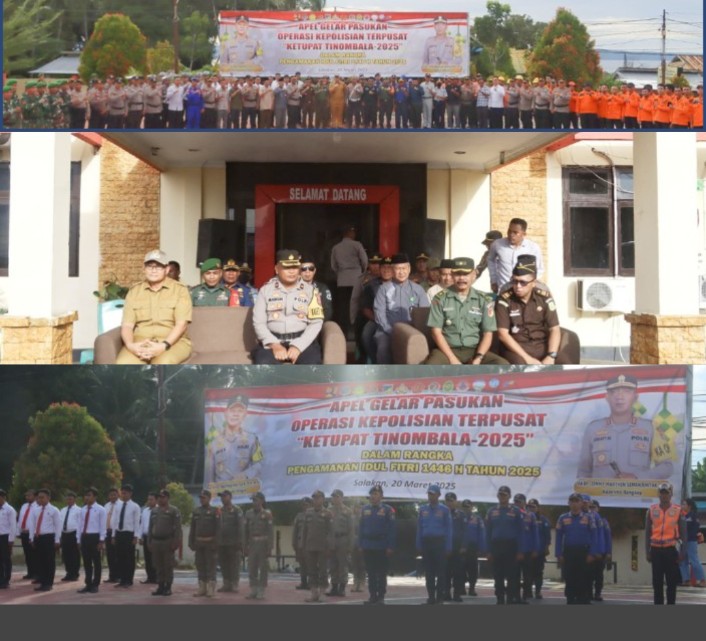 Polres Bangkep Gelar Apel Pasukan Operasi Ketupat Tahun 2025, Wakil Bupati Banggai Kepulauan ...