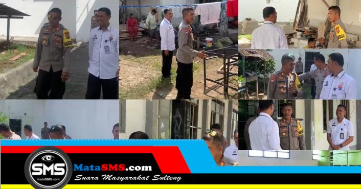 Kasat binmas polres buol sambangi lapas kelas 111 leok buol.